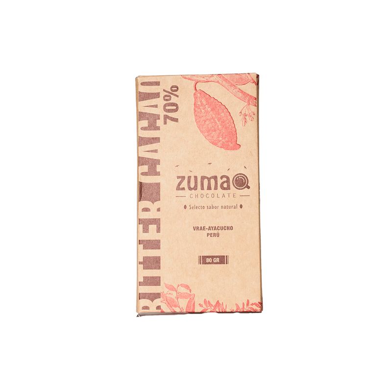 CHOCOLATE ZUMA 70% CACAO 80GR