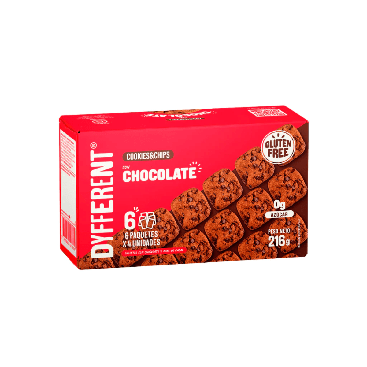 COOKIES CHIPS CHOCOLATE DYFFERENT 216GR
