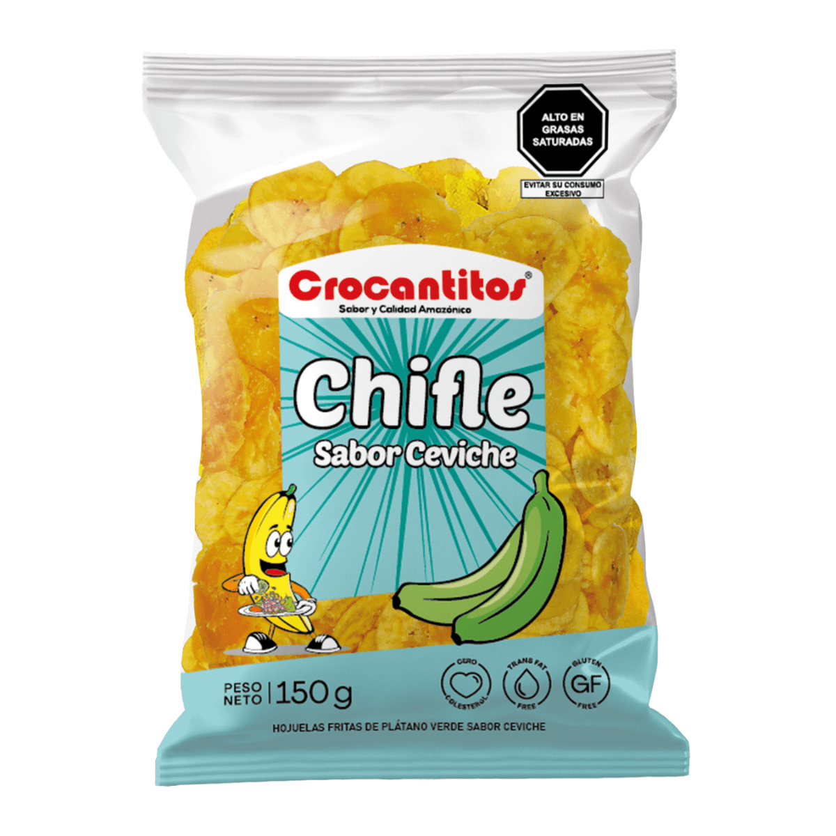 CROCANTITOS CHIFLE SABOR A CEVICHE 150GR
