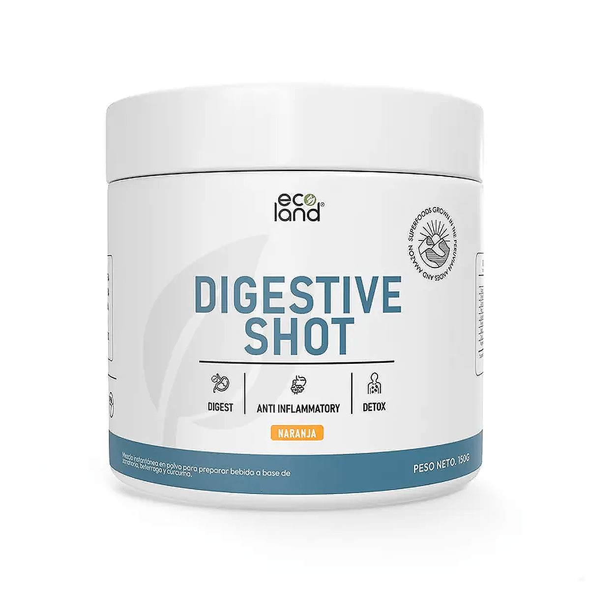 ECOLAND DIGESTIVE SHOT NARANJA POMO 150GR